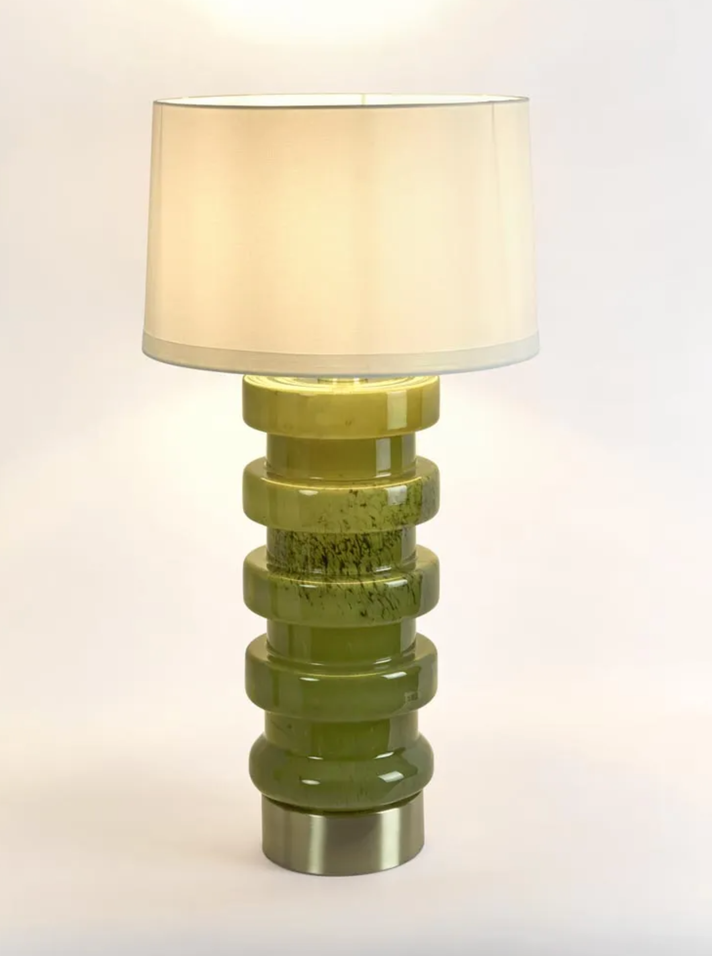 Remy Green Glass Table Lamp